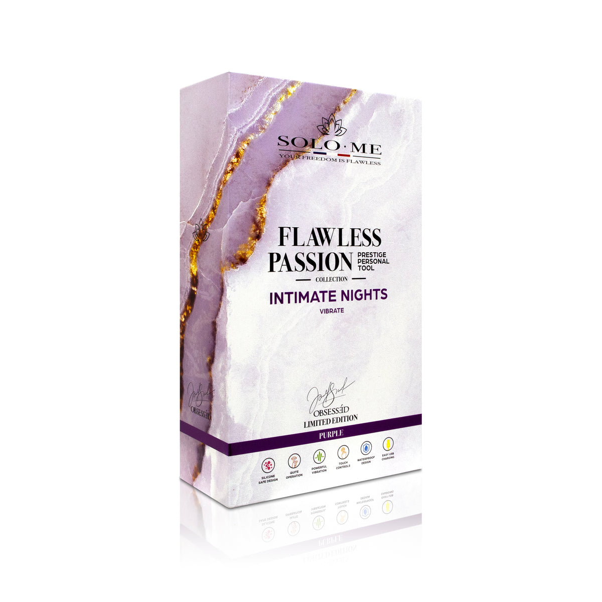Flawless Passion Intimate Nights Vibrate - Purple – solo-me.com