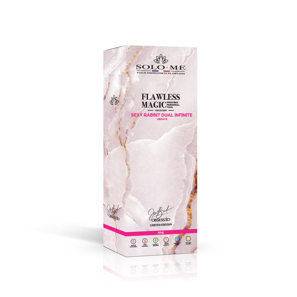 Flawless Magic Sexy Rabbit Dual Infinite - Pink – solo-me.com